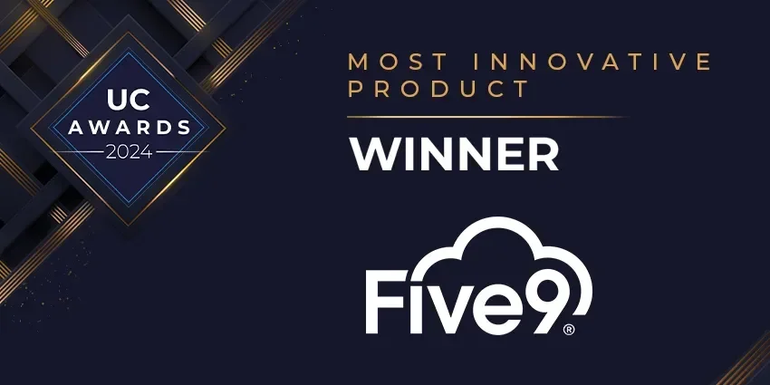 Five9 GenAI Studio Wins Most Innovative Product at 2024 UC Awards | Five9
